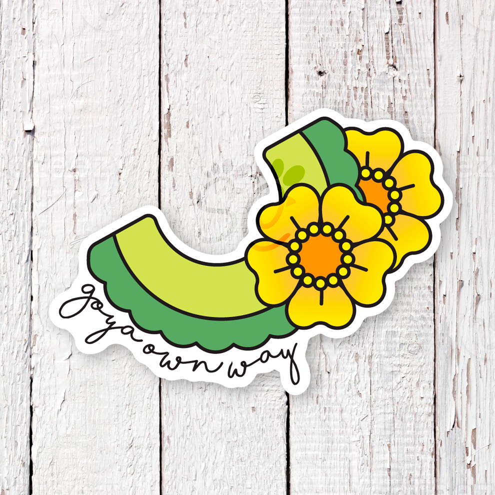 Goya Own Way Waterproof Sticker – Sticker Chick Stickers